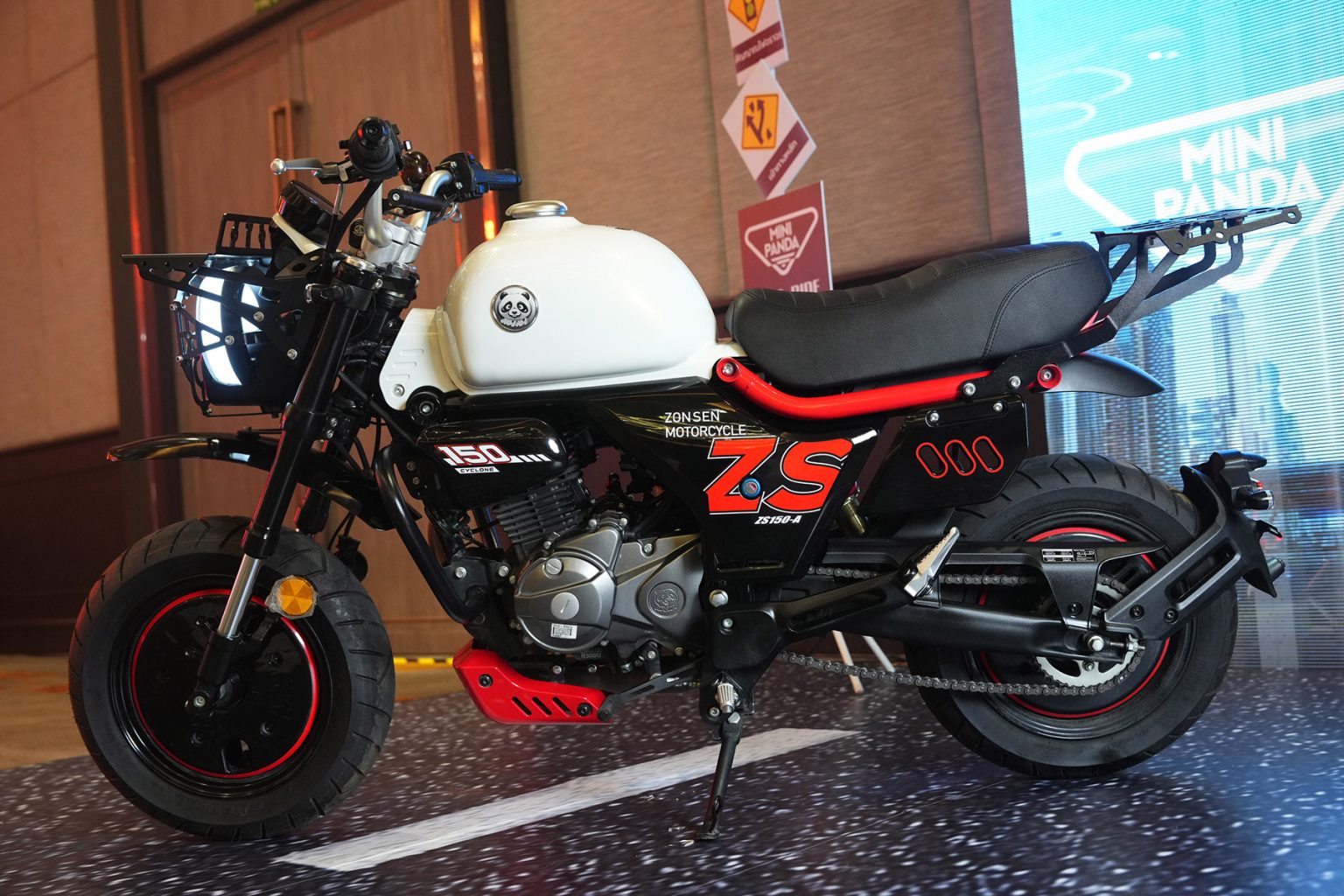 เปิดตัว CYCLONE MINI PANDA มินิไบค์ 150cc ในไทย TCS + ABS 69,900 บาท